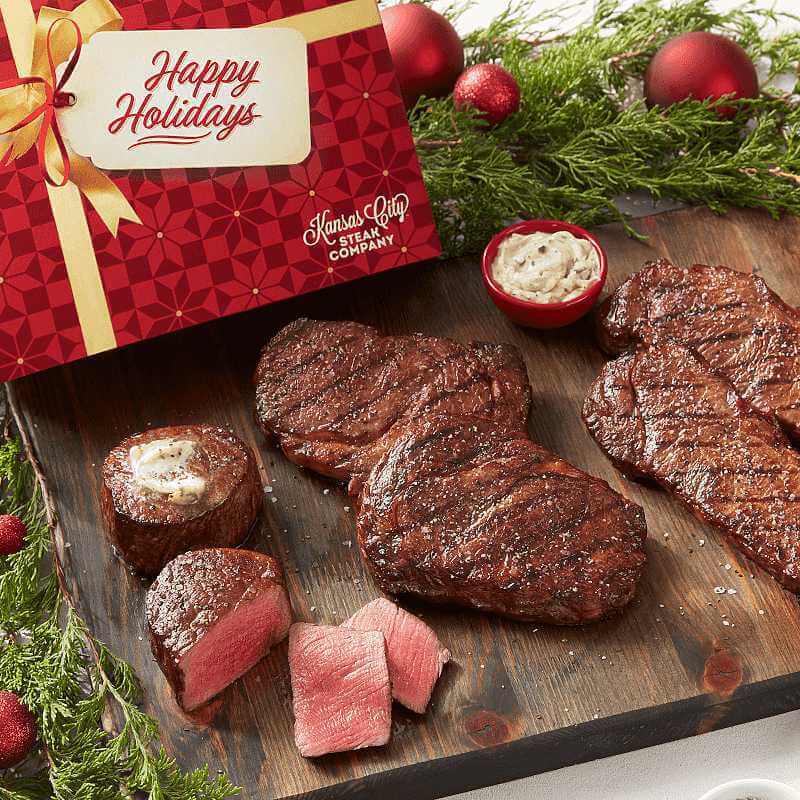Holiday Steak Gift Box Sampler | Kansas City Steaks