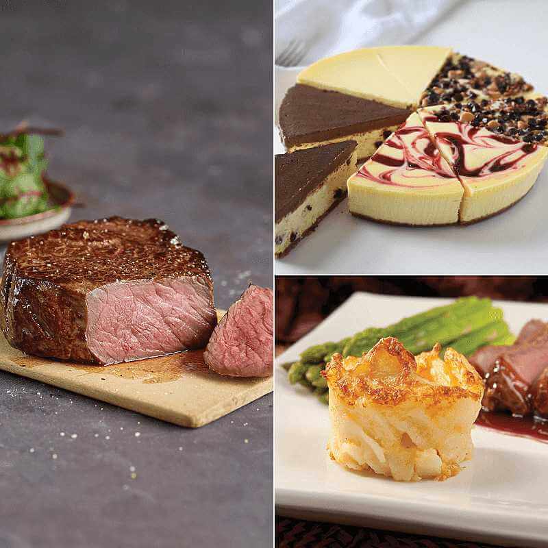 Top Sirloin and Cheesecake Sampler In-Cart Special | Kansas City Steaks